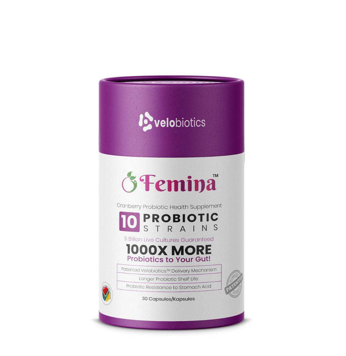 Femina Probiotic Capsules - Enhance Female Intimate Health – Velobiotics