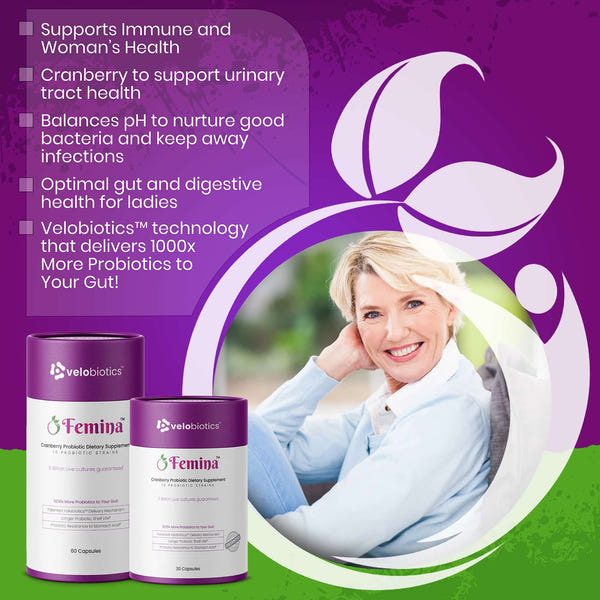 Femina™ Probiotic Capsules for Freshness & Confidence – Velobiotics